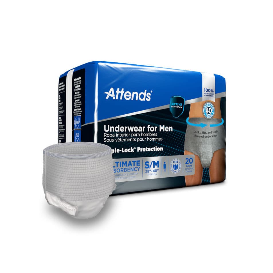 Couche homme - ADUM series - Attends - respirante / élastique / boîte de 20