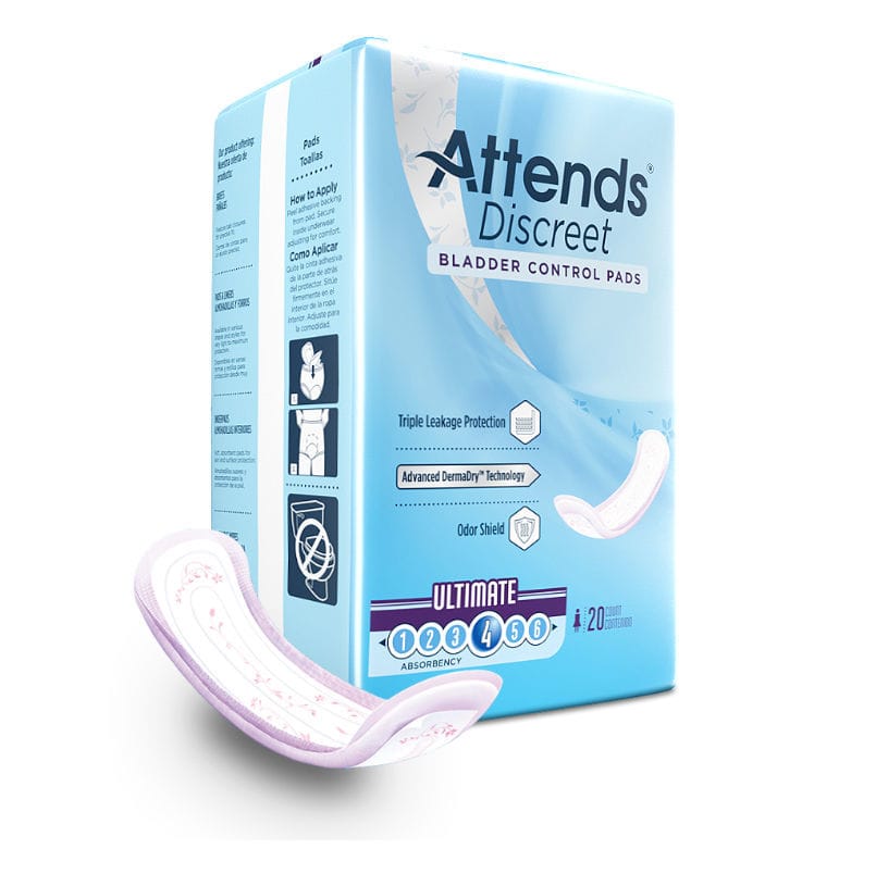 Serviette hygiénique femme - ADPULT - Attends - respirante / boîte de 20