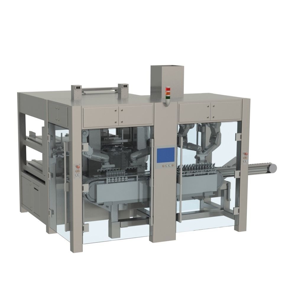 Système d'emballage robotisé - MRT-PSRT-400 - Robotronic AG - au sol ...