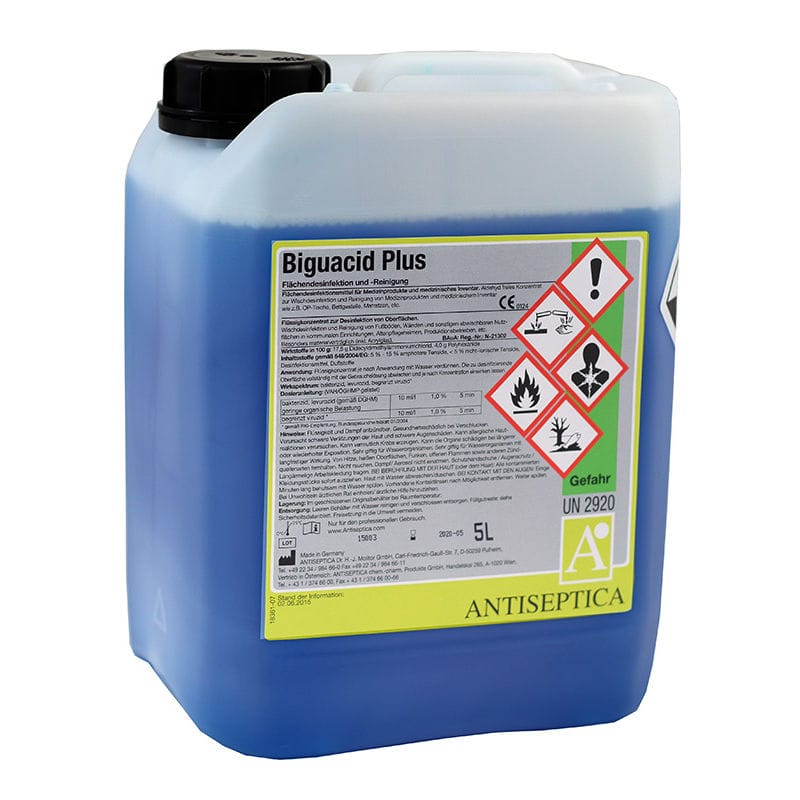 Désinfectant pour sols et surfaces - BIGUACID PLUS - ANTISEPTICA ...