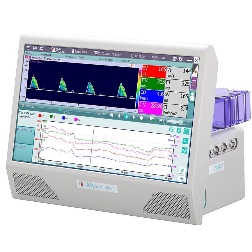 Doppler transcrânien - WAKIe TO - ATYS Medical - de table / avec ...