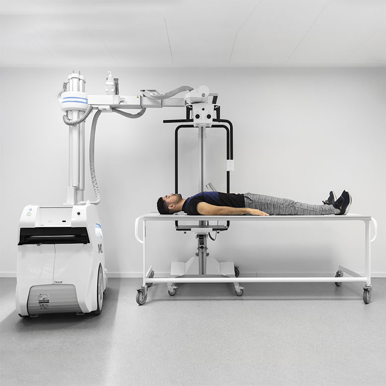 Unité mobile de radiographie numérique - !Mobile RAD room - DMS Imaging