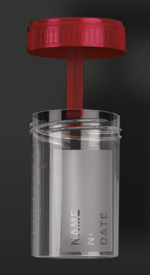 Pot pour échantillons de fèces - 25160 - F.L. Medical - en ...