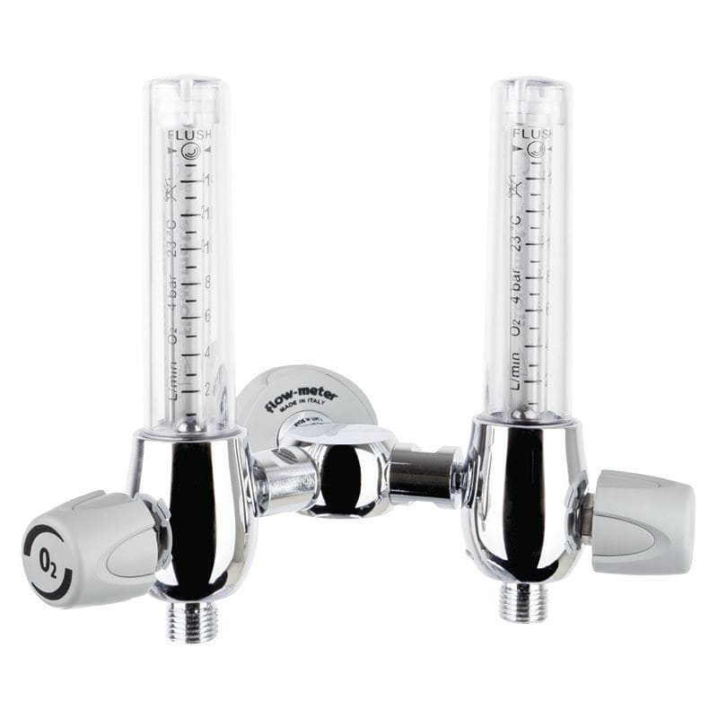 Débitmètre à flotteur - Qmed® twin - Flow-Meter - double / d'oxygène ...