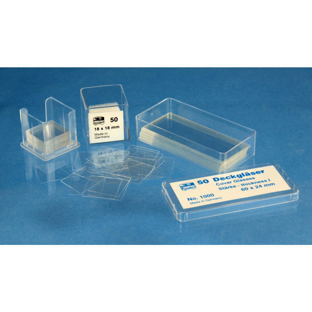 Lame de microscope - 41000 series - Glaswarenfabrik Karl Hecht