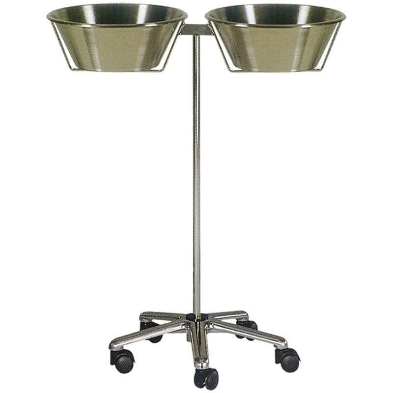 Porte-cupule chirurgical double bac - H48.2 - Hidemar - sur roulettes ...