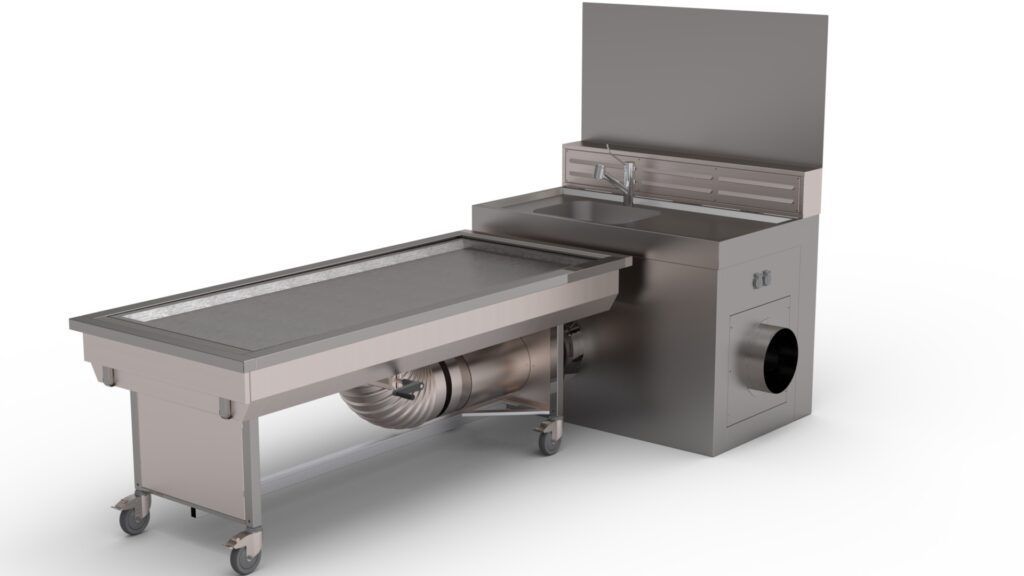 Table de dissection - MC000997 - HYGECO - rectangulaire / en acier ...