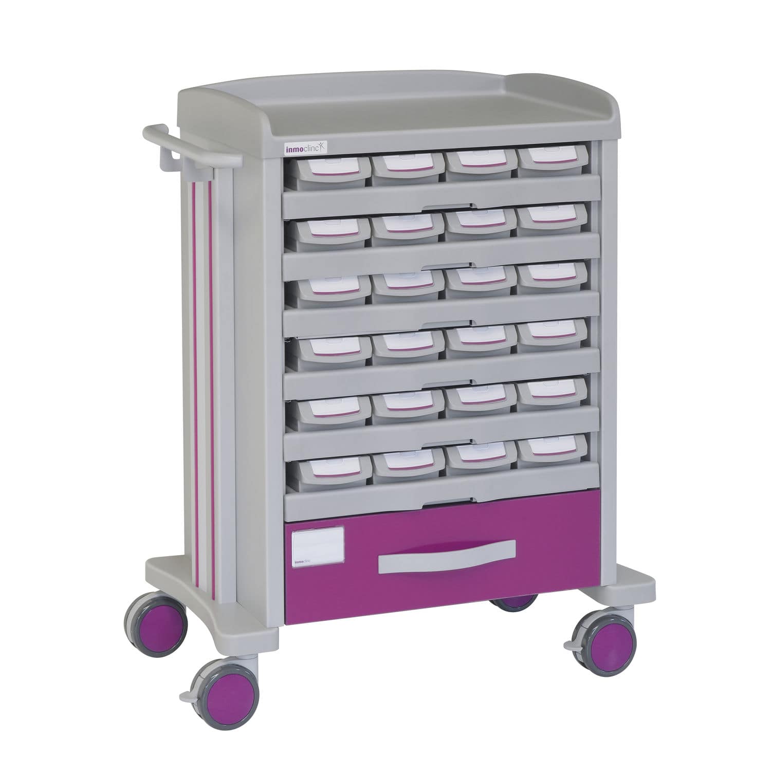 Chariot hospitalier - 72020 - Inmoclinc - pour médicament / de distribution de médicaments / 1 ...