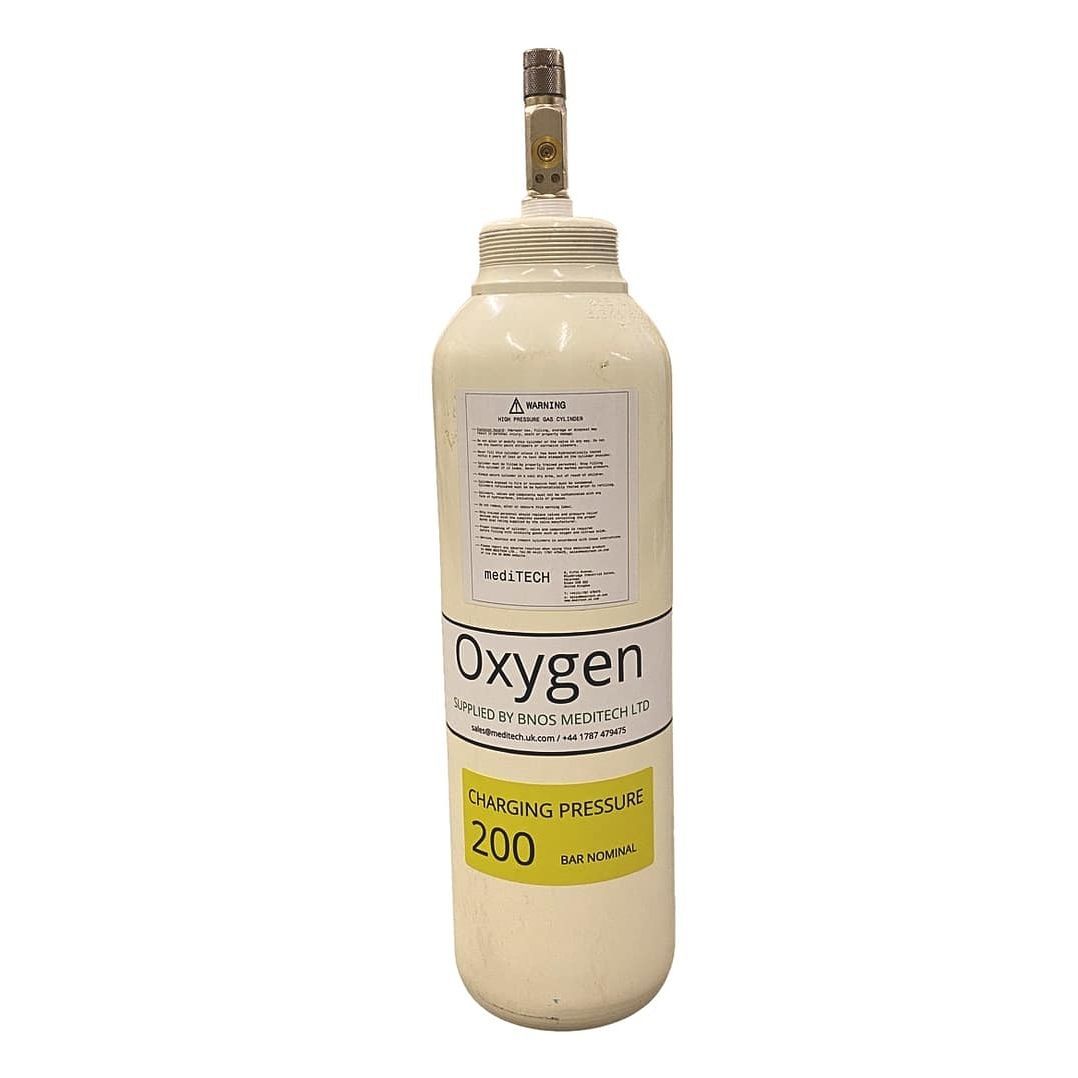 Bouteille de gaz médicaux d'oxygène - 676-0025-00 - Meditech - en acier ...