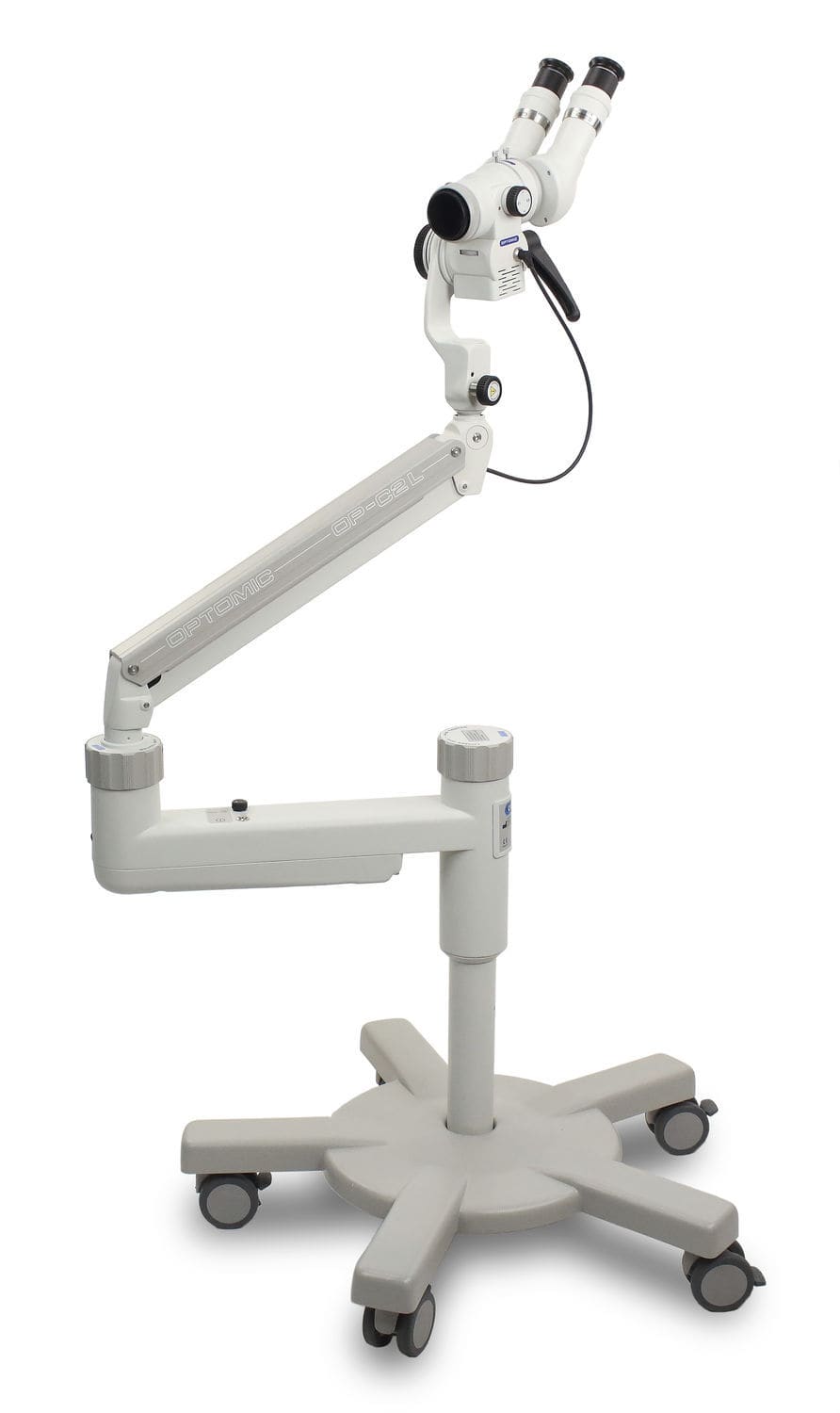 Colposcope binoculaire - OP-C2L - OPTOMIC - sur chariot