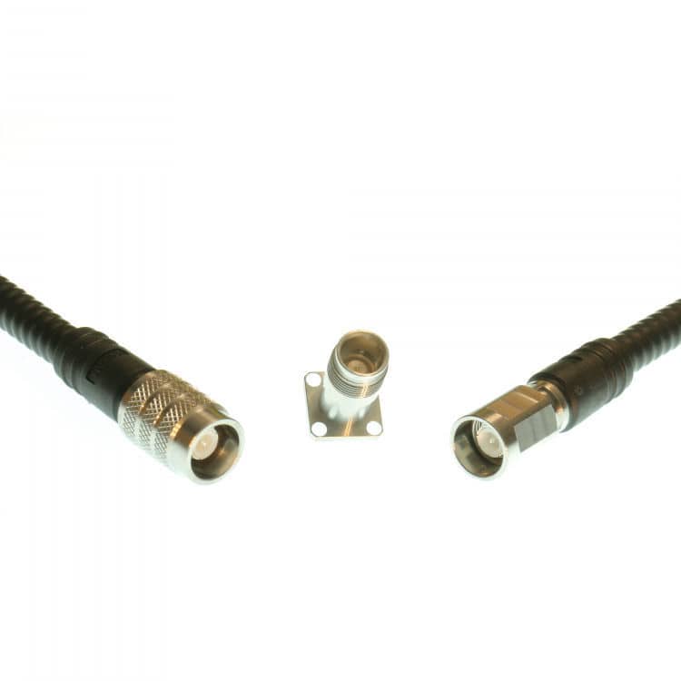 Connecteur coaxial - NEX10™ - Radiall - RF / médical / push-pull