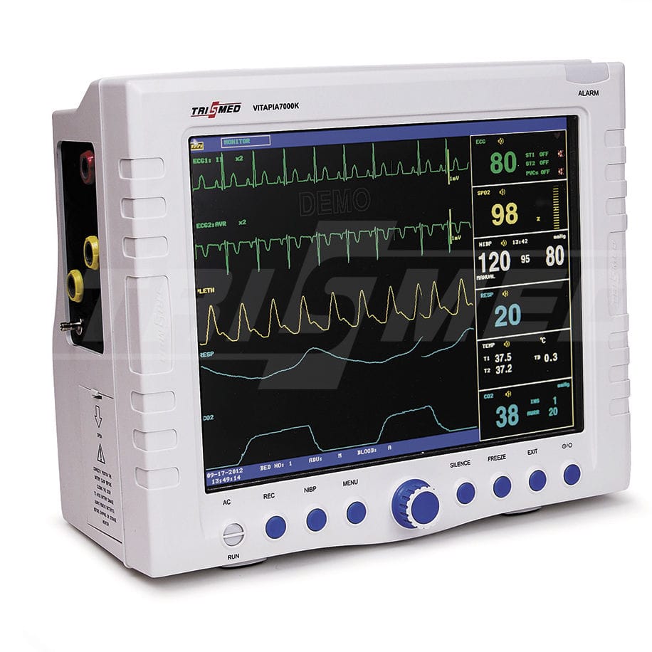 Moniteur multiparamétrique compact - VITAPIA 7000K - TRISMED - ECG ...
