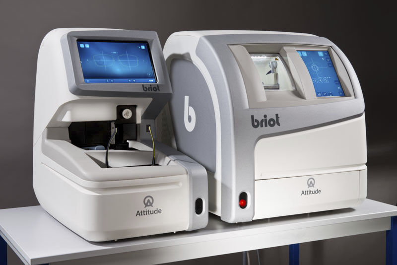 Biseauteuse de verres optiques - Attitude - Luneau Technology - traceur ...