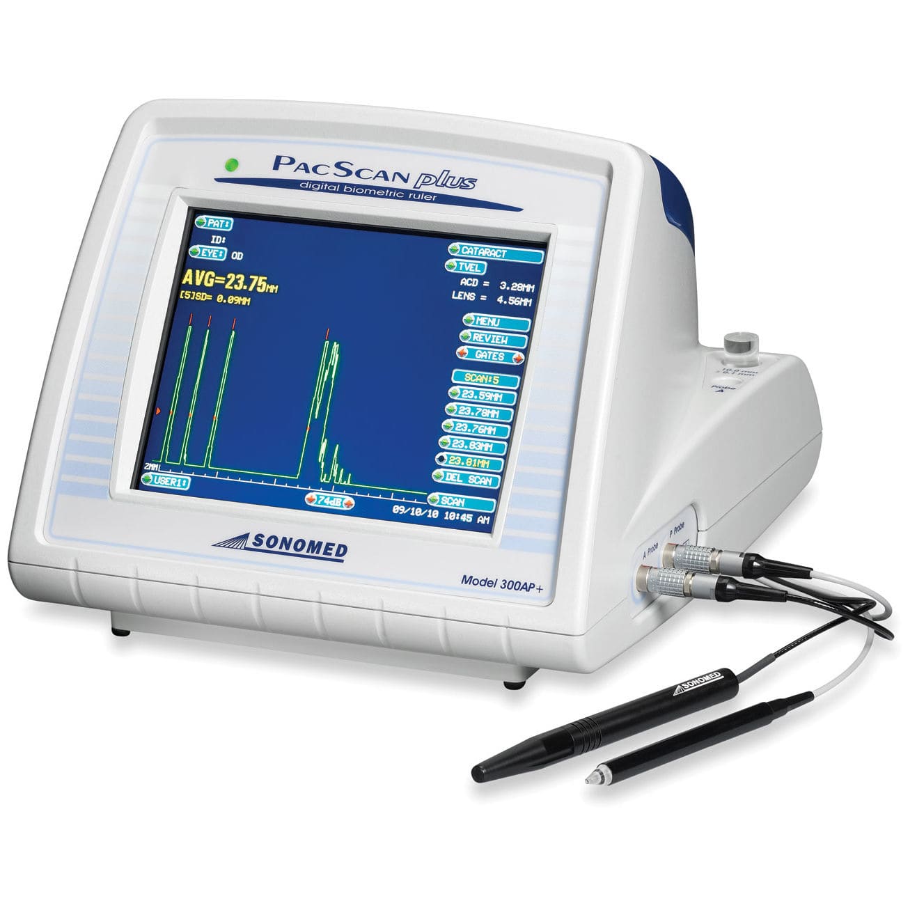 Pachymètre - PacScan Plus - Sonomed Escalon - pachymétrie par ultrasons