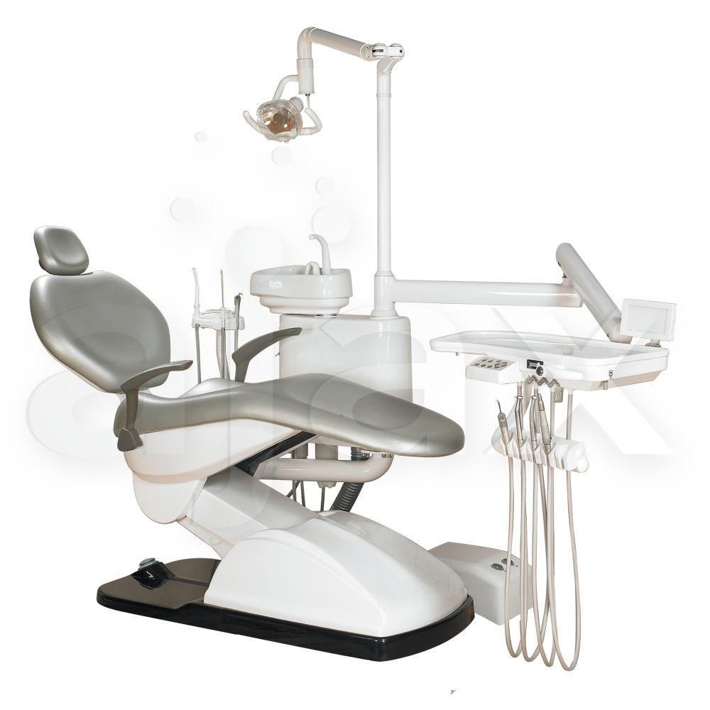 Unité de soin dentaire avec fauteuil électrique - AJ12 - Ajax Medical Equipment - avec porte ...