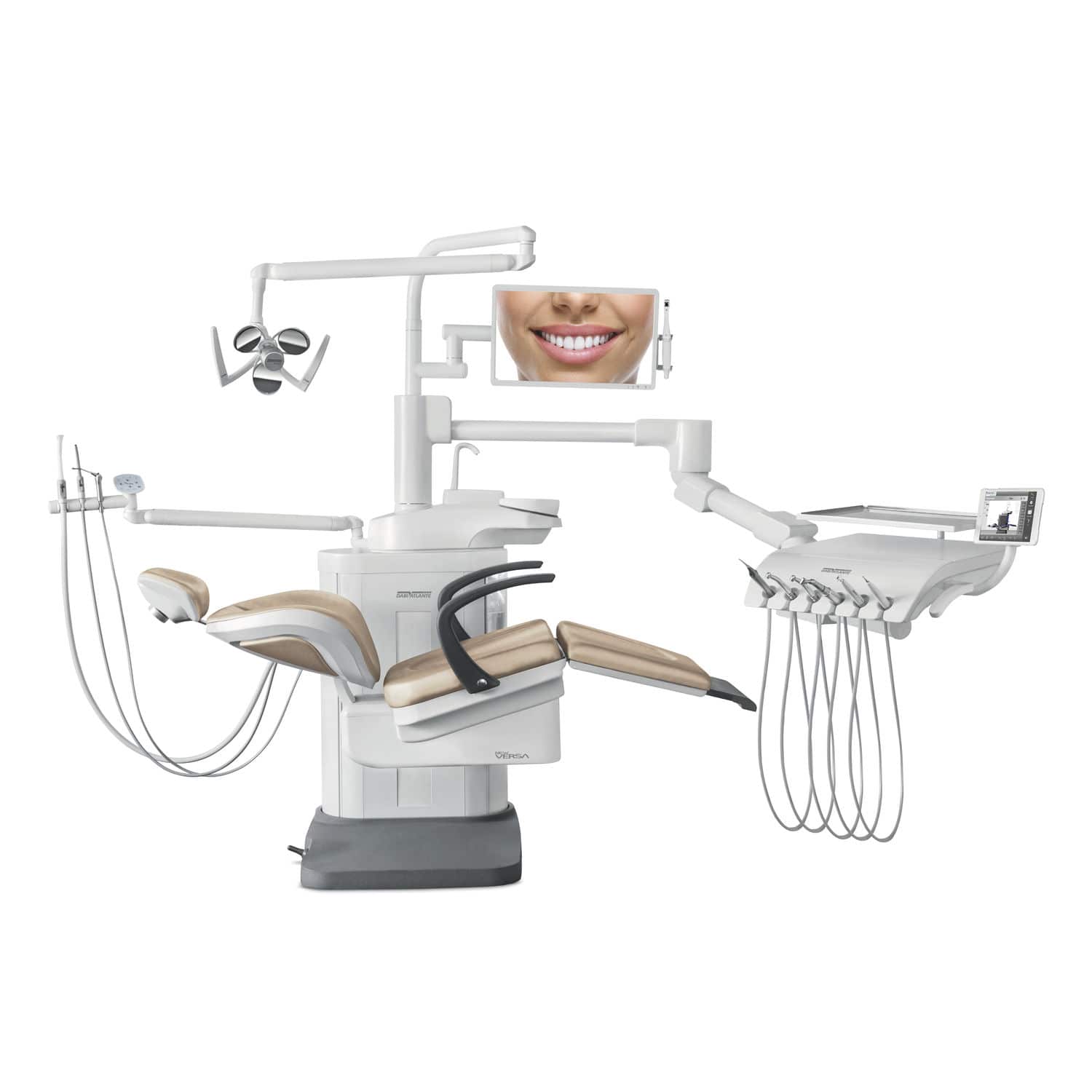 Unité de soin dentaire avec fauteuil - Versa Clinic - DABI ATLANTE - avec moniteur / avec porte ...