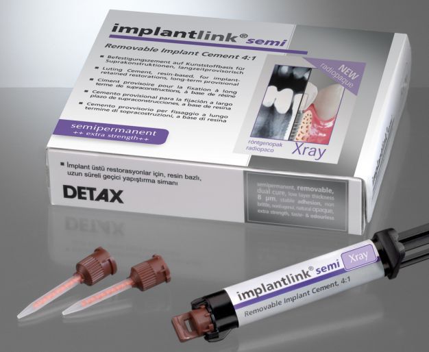 Ciment pour restauration dentaire - implantlink® semi Xray - DETAX GmbH ...