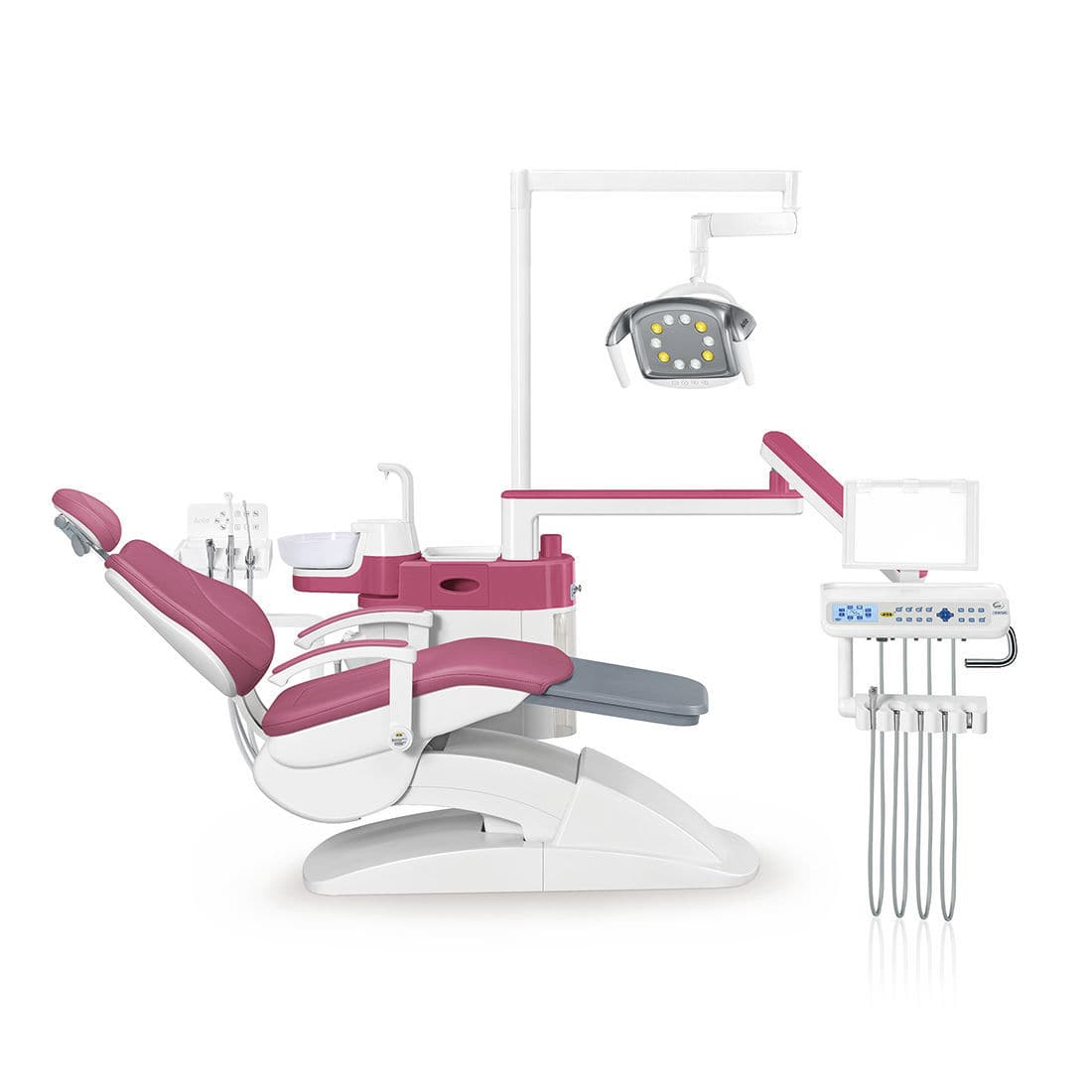 Unité de soin dentaire avec fauteuil - AL-388S4 - Foshan Anle Medical Apparatus - avec têtière ...