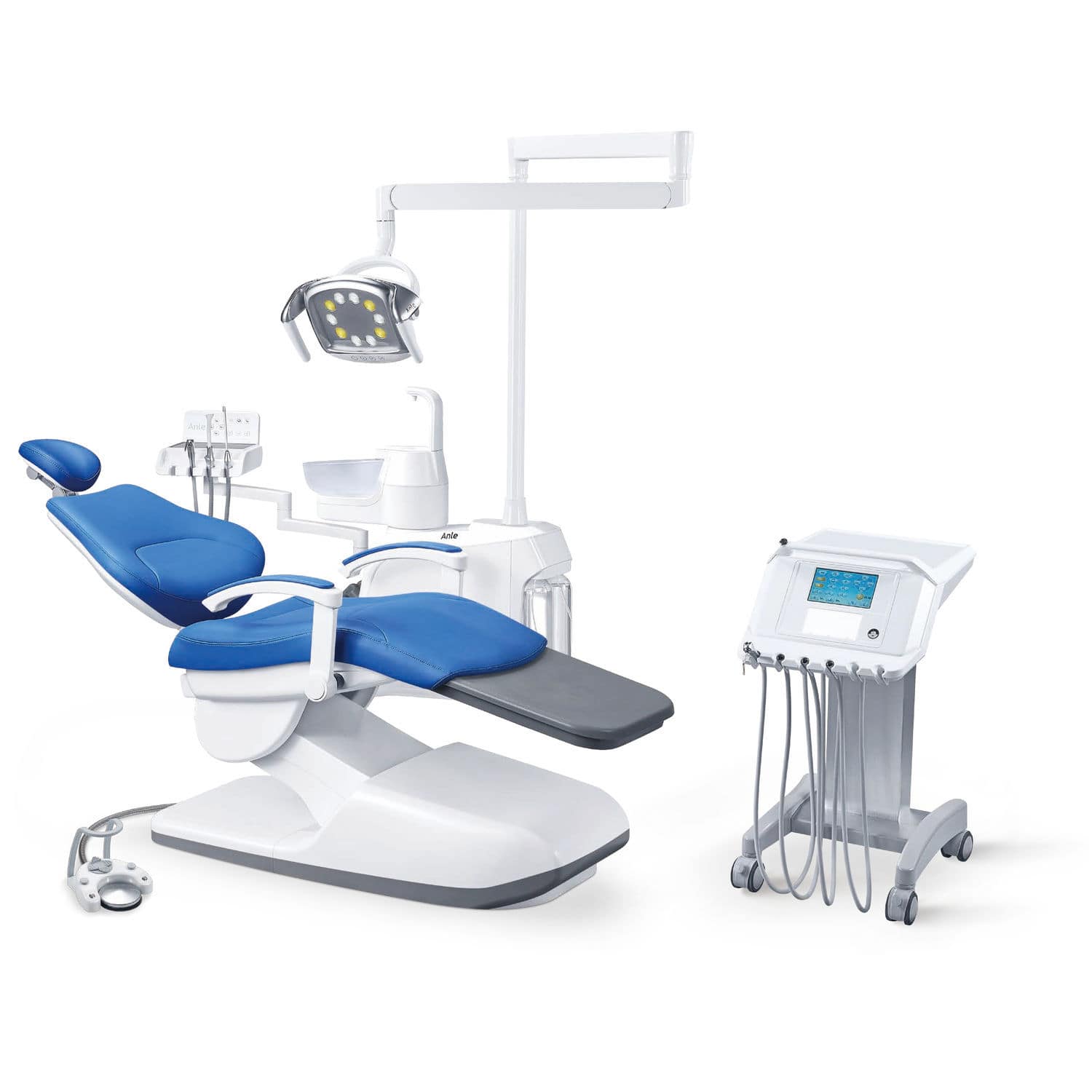 Unité de soin dentaire avec fauteuil - AL-398HA - Foshan Anle Medical Apparatus - avec moniteur ...