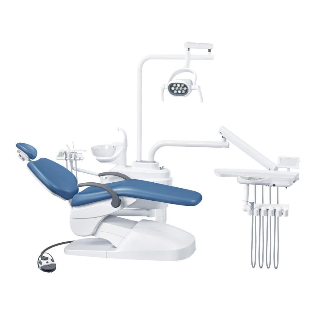 Unité dentaire avec têtière flexible - AL-398BB - Foshan Anle Medical Apparatus - avec système d ...