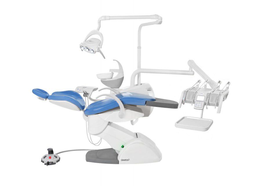 Unité de soin dentaire avec fauteuil électromécanique - Gnatus G8 Fit H - Gnatus - avec porte ...