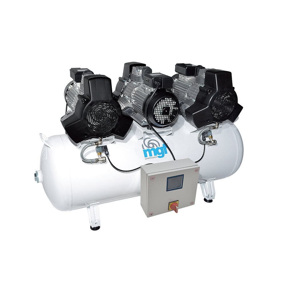 Compresseur d'air médical - 200/75 TANDEM PRIME S IOT - MGF Compressors ...