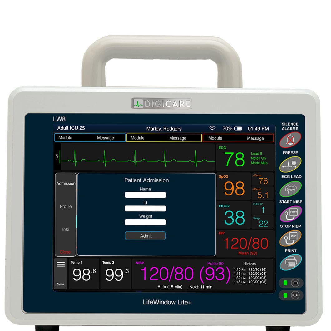 Moniteur multiparamétrique portable - LifeWindow™ Lite - Digicare ...