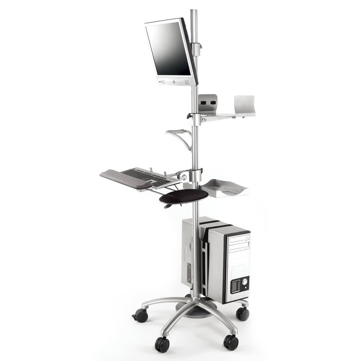 Station de travail informatique médicale - PA-2 series - Modern Solid ...