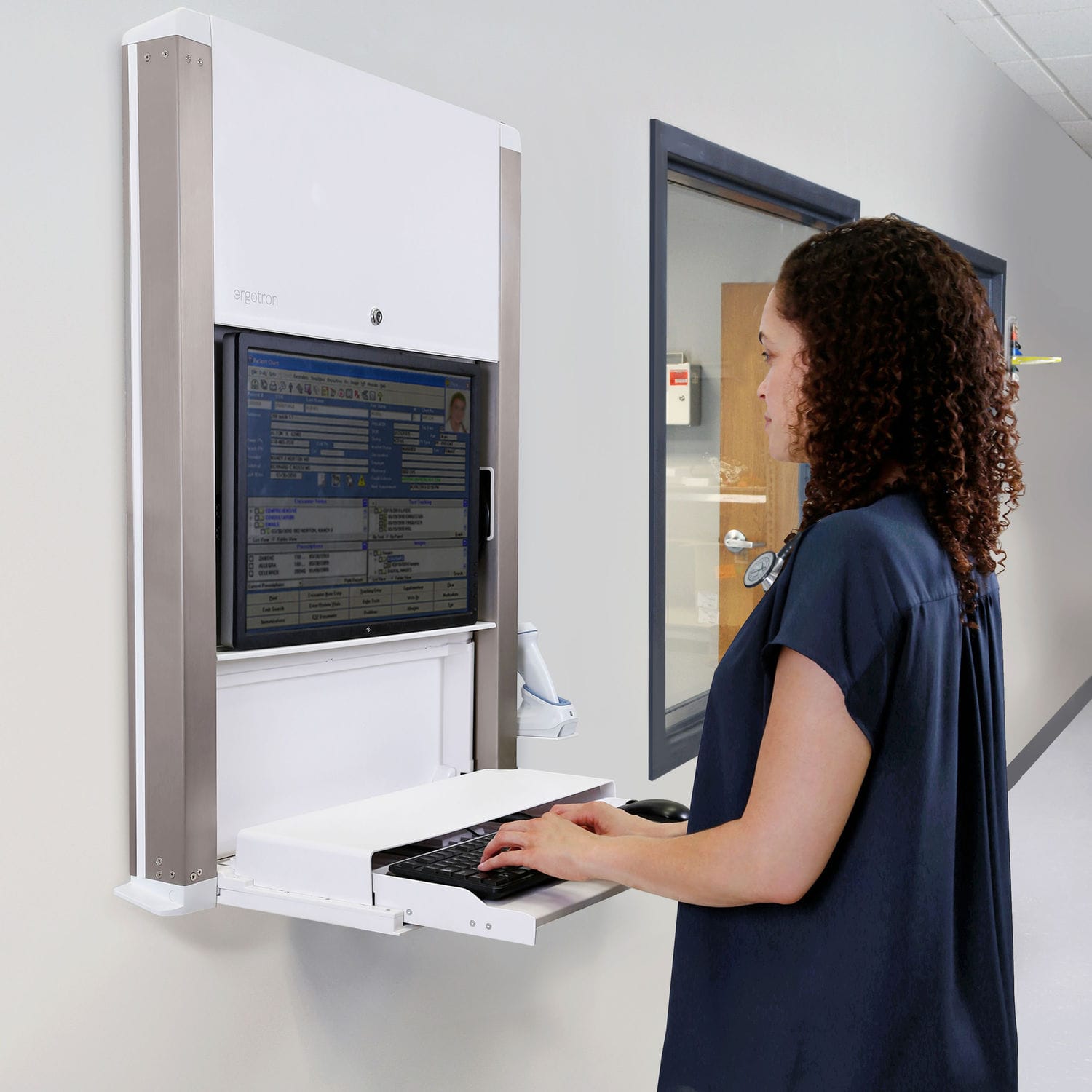 Station de travail informatique médicale - CareFit™ Enclosure ...