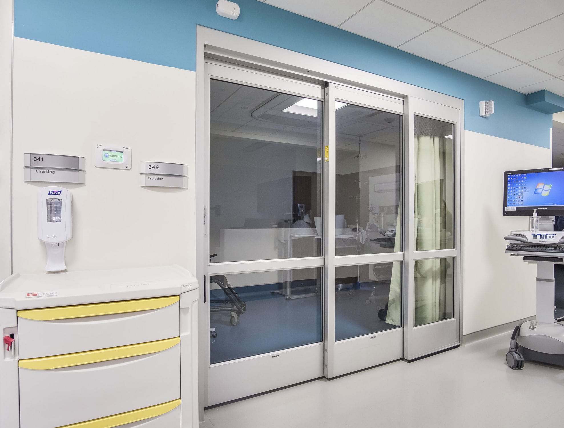 Porte d'hôpital - Dura-Care 7500TL-FBO - Stanley Access Technologies ...