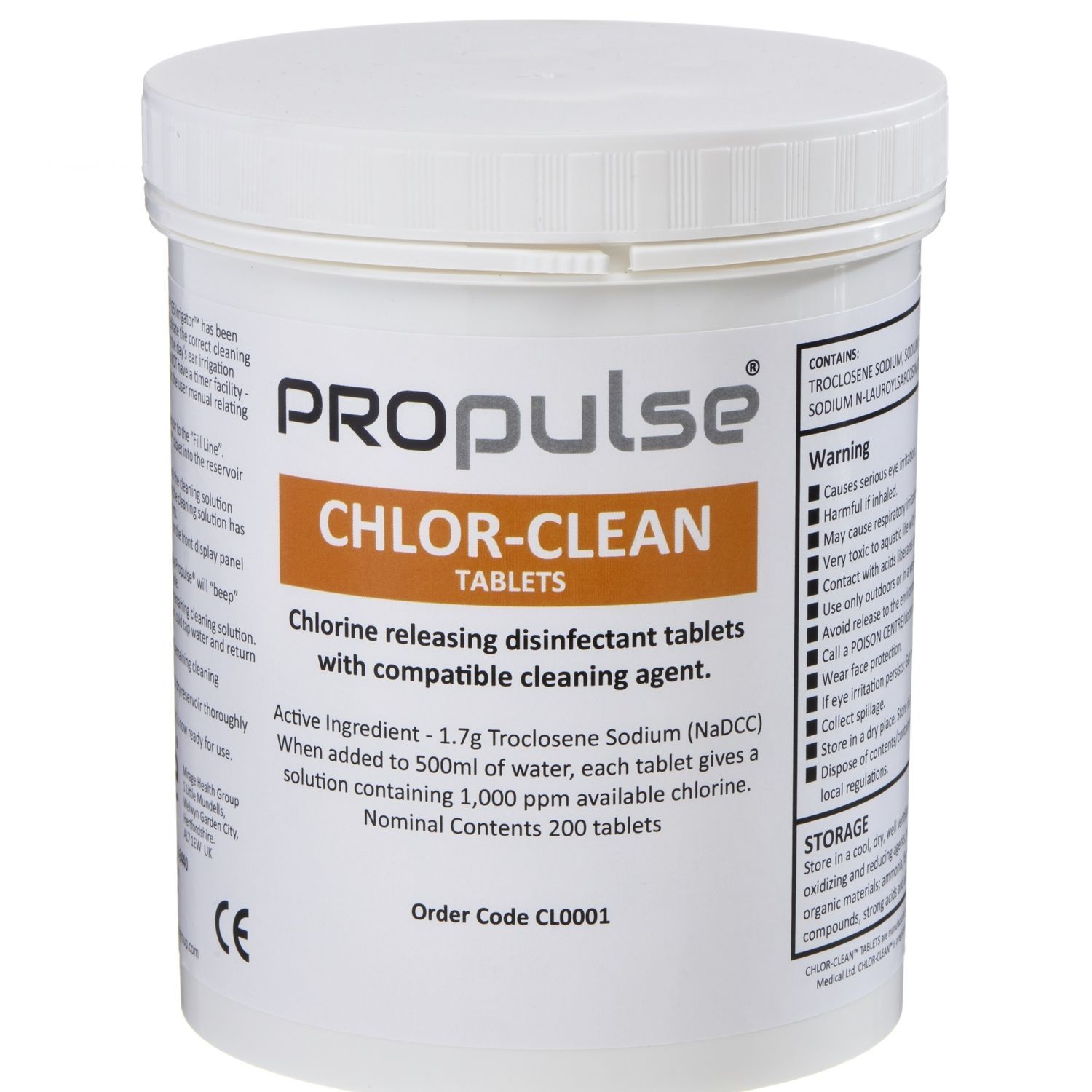 Détergent chlore - ProPulse® Cleaning Tablets - Mirage Health Group ...