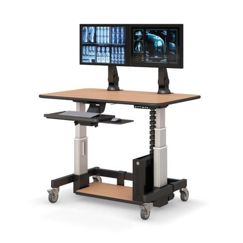 Station de travail informatique médicale - Single Tier Cart 4830 - AFC ...