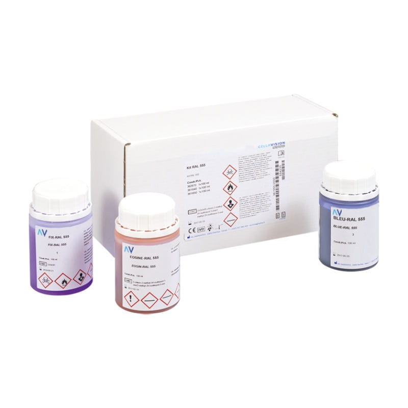 Kit de réactifs colorant - Fix RAL 555 - Cellavision AB - d ...