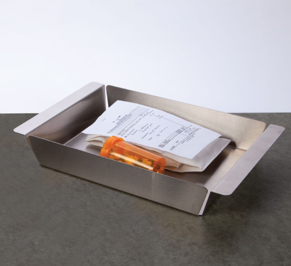 Plateau médical - 18665 - Health Care Logistics - en acier inoxydable