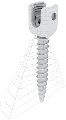 Vis pédiculaire polyaxiale - ROMEO®2 25D - Spineart - non résorbable