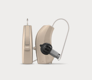 Audioprothèse RIC - Enjoy Fusion - Widex - télécommandée / bleue / marron