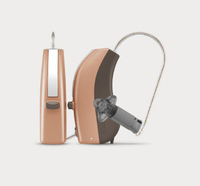 Audioprothèse RIC - Unique Fusion - Widex - télécommandée / réduction de bruit / bleue