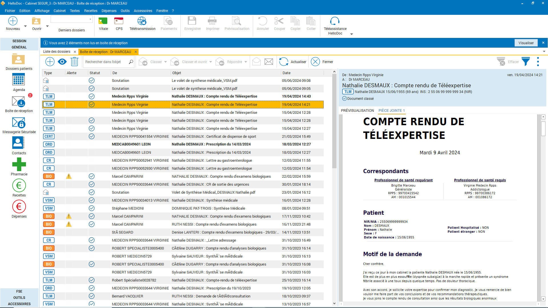 Logiciel de navigation - HelloDoc - CGM - d'aide à la prescription / médical