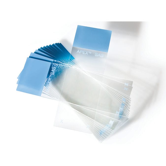 Lame de microscope adhésive - 3800075 - Leica Biosystems - hydrophile / IHC