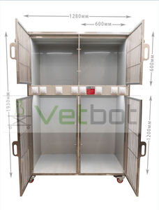 Cage vétérinaire pour chiens - VST - Vetbot - modulaire / en acier ...
