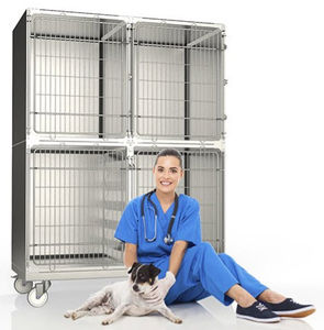 Cage vétérinaire pour chats - Sealwise WCB - Technik - modulaire / en ...