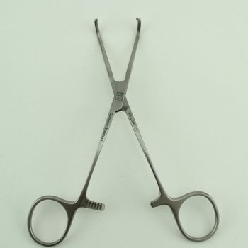Pince chirurgicale - 357191 - RICA Surgical - clamp / courbée
