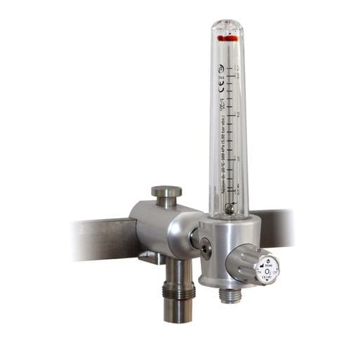 Débitmètre d'oxygène - DEHAS Medical Systems - sur rail