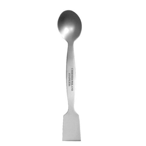 Spatule de laboratoire - NL 21 - Chirmed - cuillère / en acier inoxydable