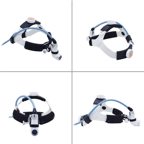 Lampe frontale à LED - Fiegert-Endotech Medizintechnik - à fibre optique