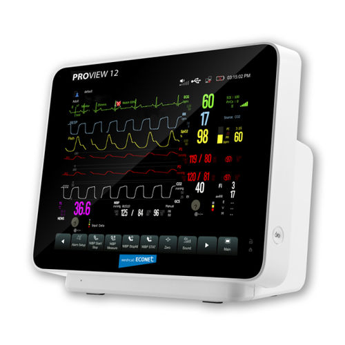 Moniteur patient de table - PROview - Medical Econet - ECG / RESP / etCO2
