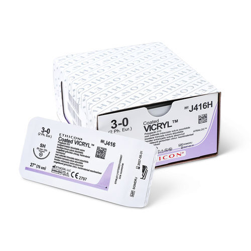 Fil de suture résorbable - VICRYL™ - Ethicon - 10-0 / 9-0 / 8-0