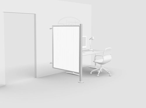 Paravent médical fixe - 06250-D - Silentia - à montage mural