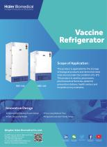 Réfrigérateur pour vaccins - HBC Series - Haier Biomedical - armoire / 1 porte / icelined