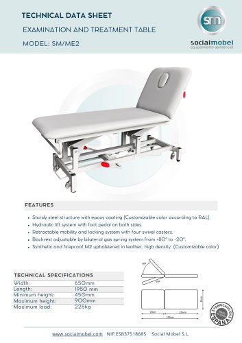 Tous les catalogues et fiches techniques (PDF) Social mobel